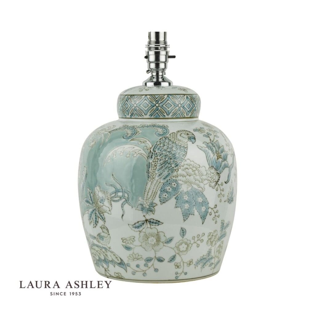 Elizabeth, elegant håndmalt lampefot i keramikk - Art of Home