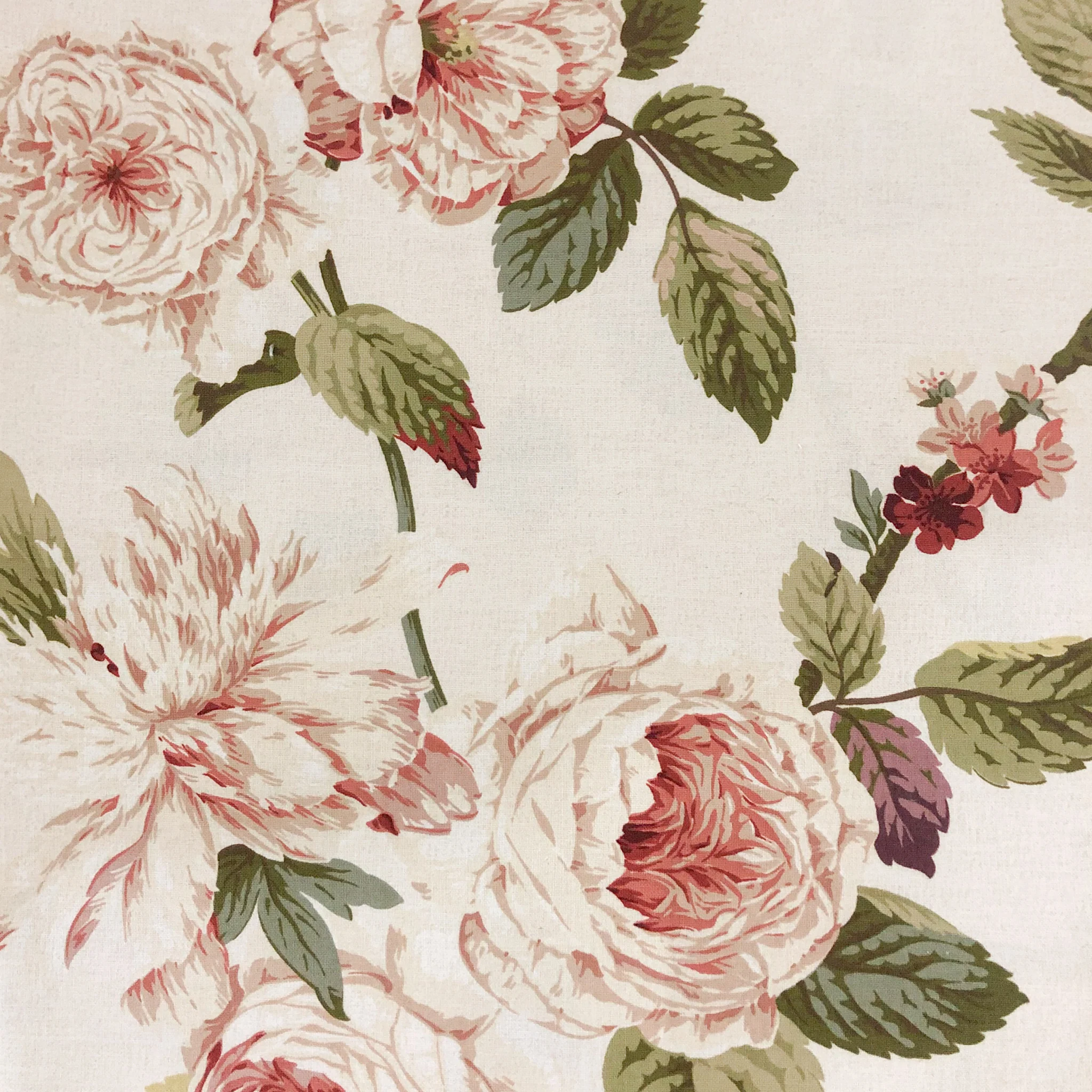 Lansdowne, møbel/gardinstoff med blomster i bomull - Art of Home